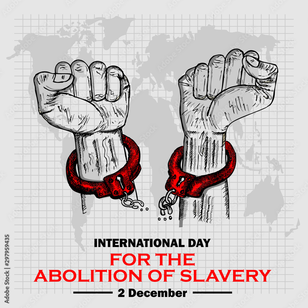 International Day for Abolition of Slavery, Poster and Banner Stock ...