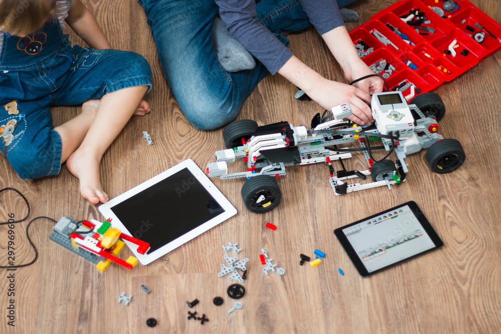 Minsk, Belarus - December, 2017: Teenager schoolboy sitting on the ...