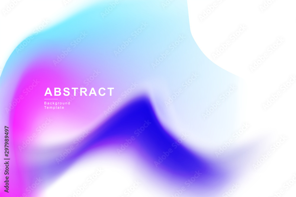 Fluid neon chromatic color wave background. Trendy and modern abstract ...