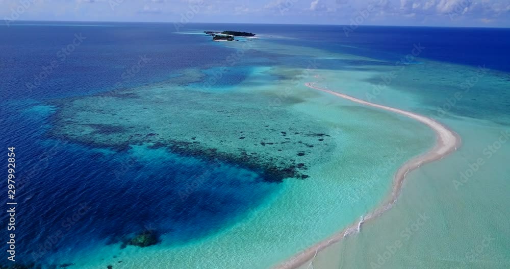 Mansalangan sandbar, Balabac, Palawan, Philippines. Tropical islands ...