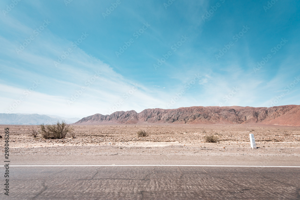 Nazca Lines in the desert of Peru, mystical signs geoglyphs in the sand ...