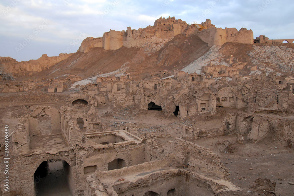 Ancient mud city of Bam is the largest adobe structure on earth. One of ...