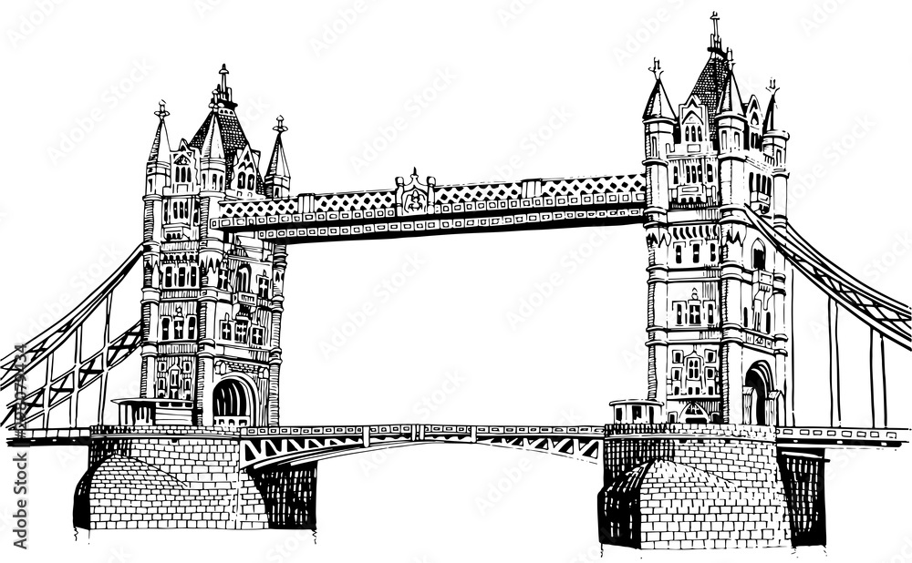 London Bridge Drawing