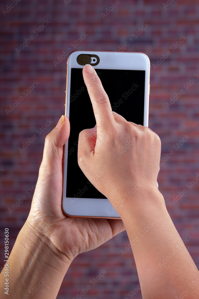 Smart phone camera privacy cover slide, for front camera cover for ...