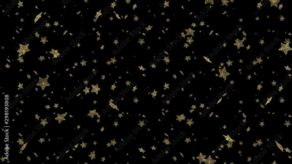 LOOP_TILE Christmas Star A with alpha. This footage is loopable and ...