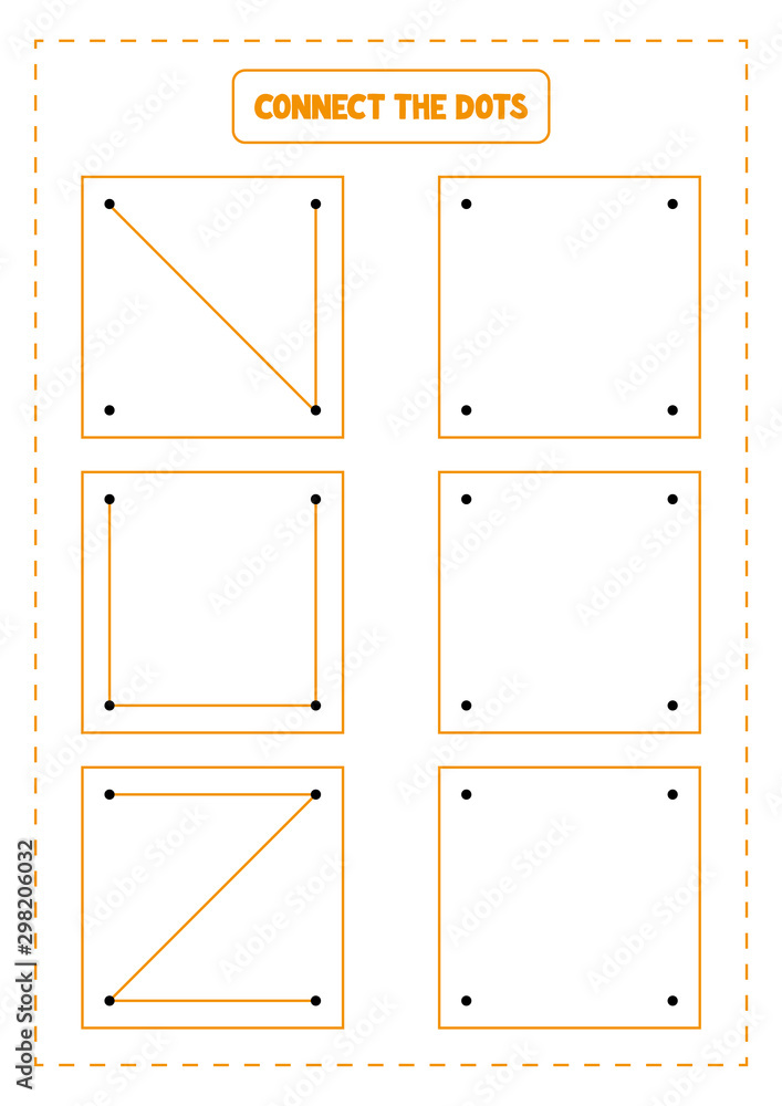 Connect the dots. An educational game for practicing motor skills of ...