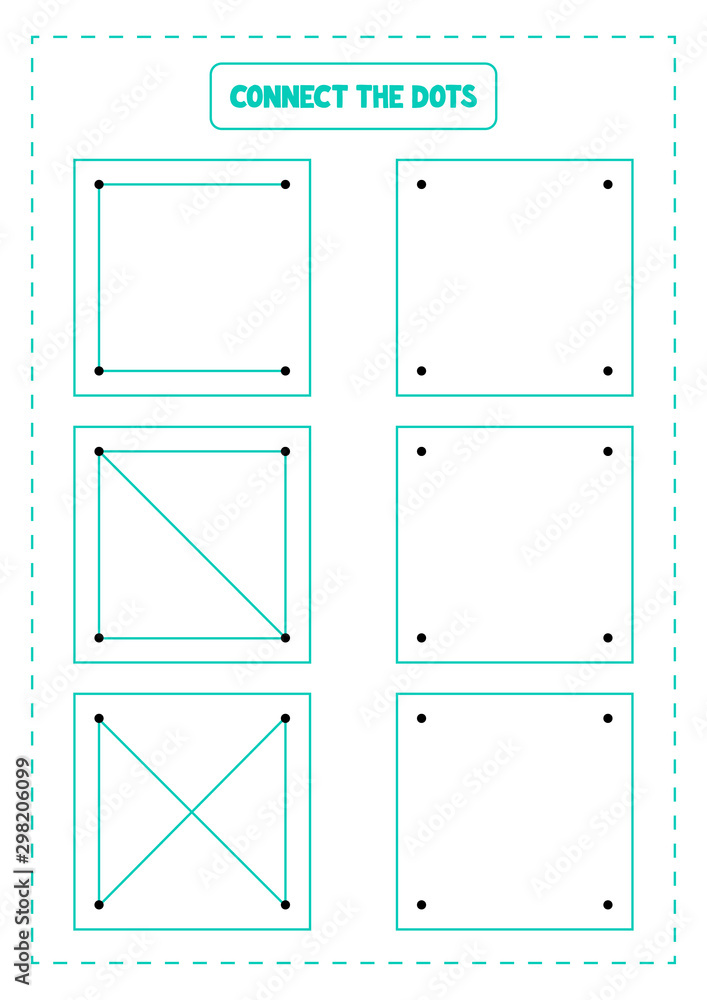 Connect the dots. An educational game for practicing motor skills of ...