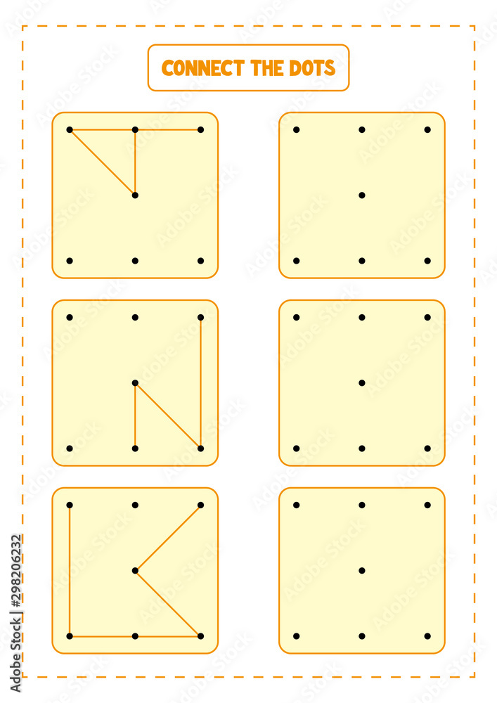 Connect the dots. An educational game for practicing motor skills of ...