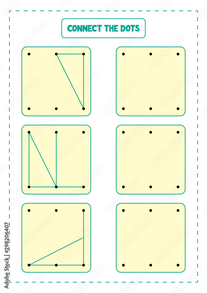 Connect the dots. An educational game for practicing motor skills of ...