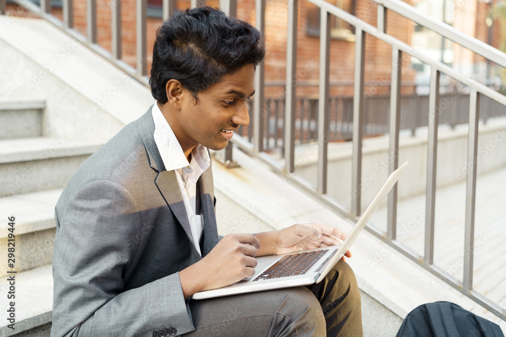 Smart Indian Man In Suit