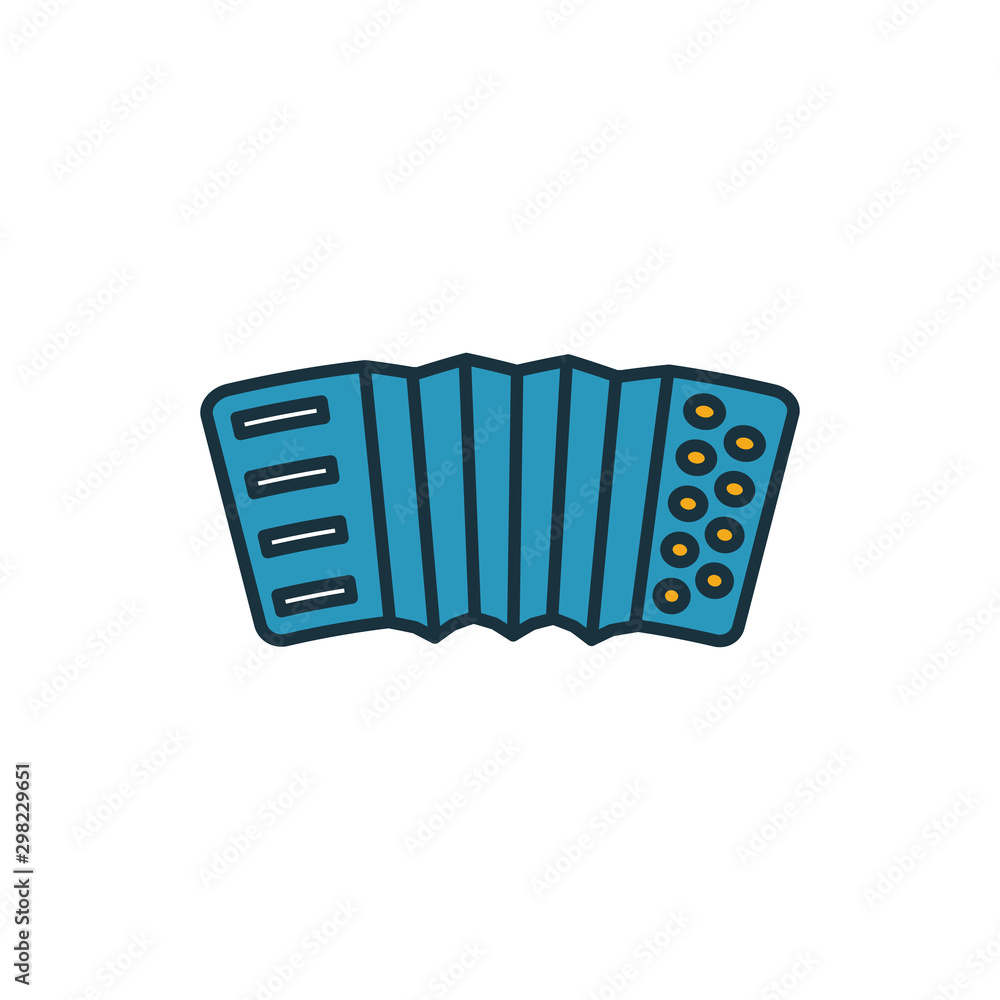 Harmonic icon. Simple element from party icon icons collection ...