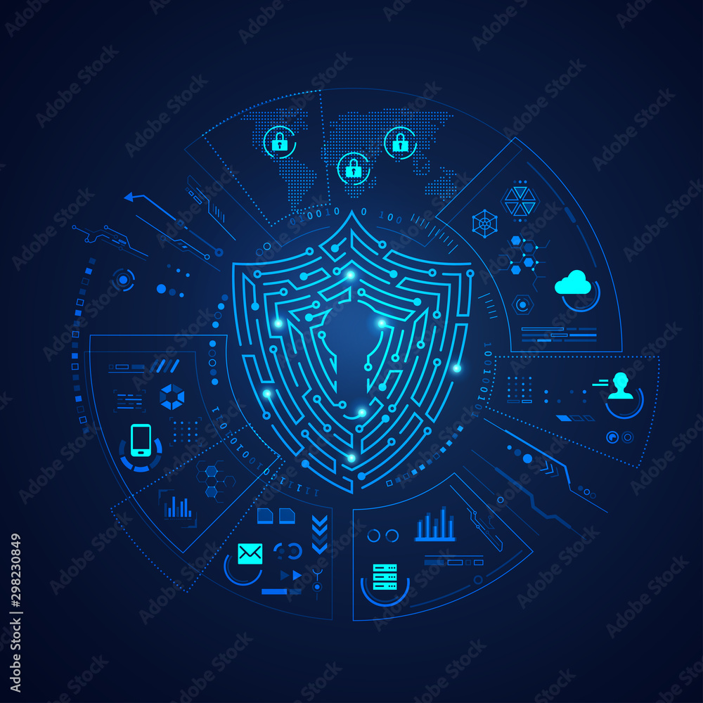 Data Protection Stock Vector | Adobe Stock