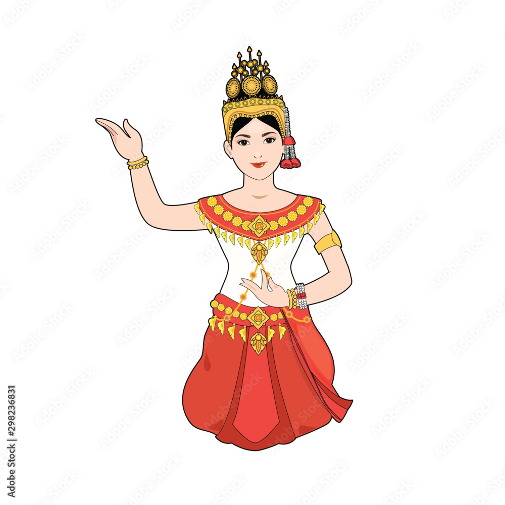 Traditional Cambodian Women