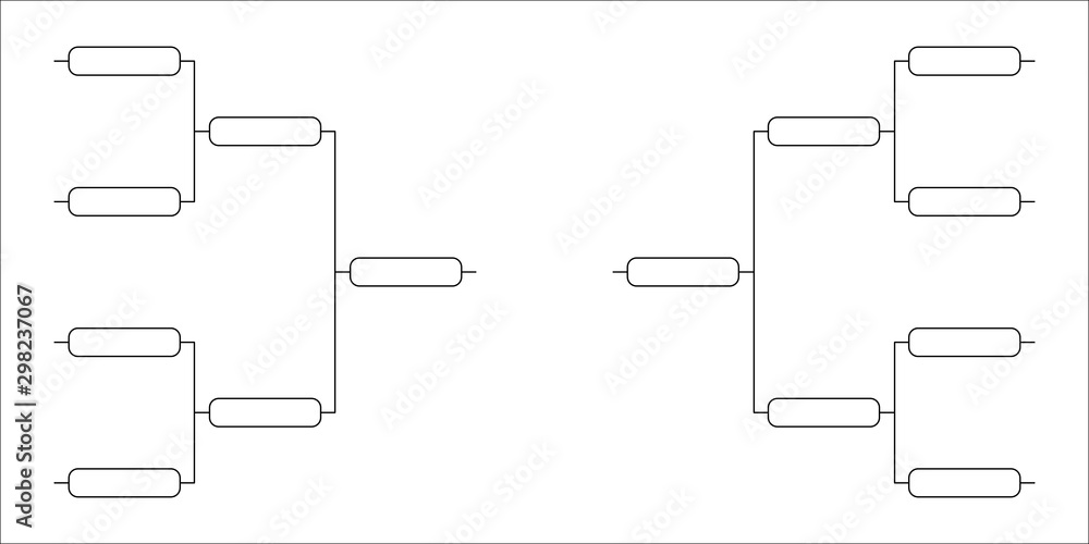 Team Tournament bracket Stock Vector | Adobe Stock