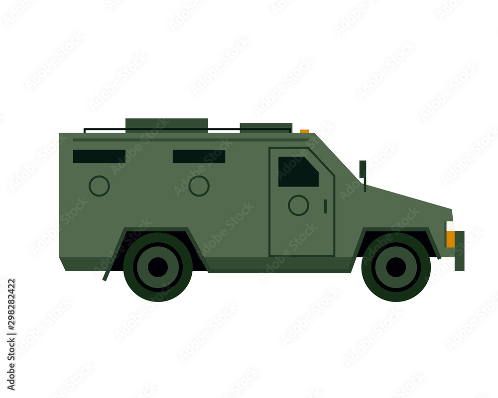 Military Humvee icon. Clipart image isolated on white background Stock ...