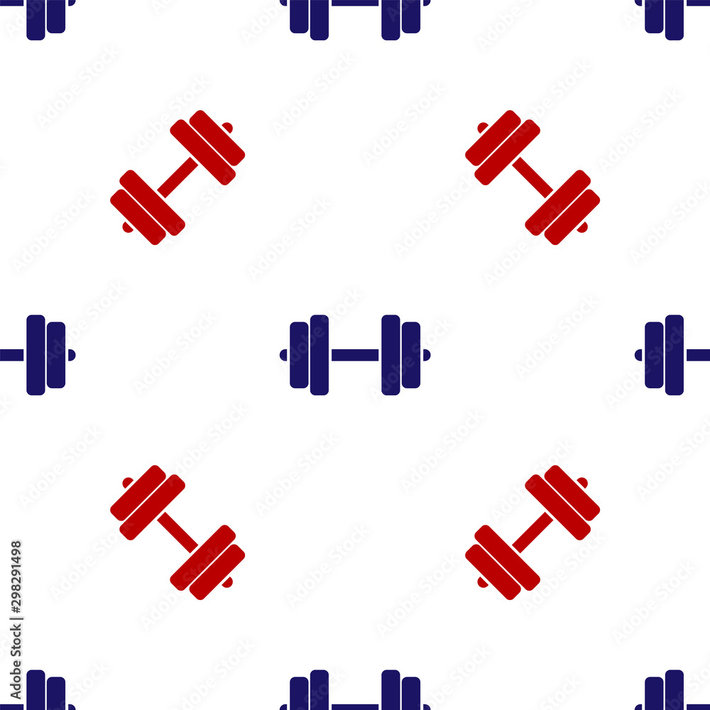 Red Dumbbell Icon