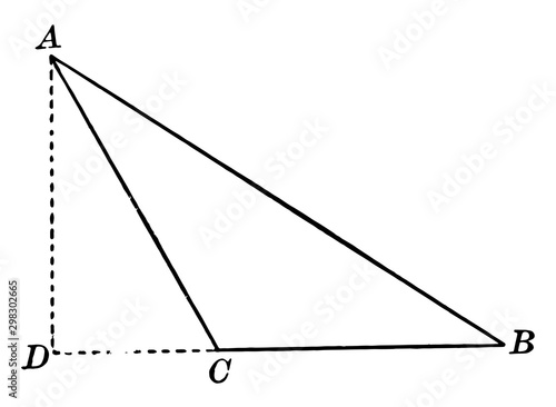 Blank Obtuse Triangle