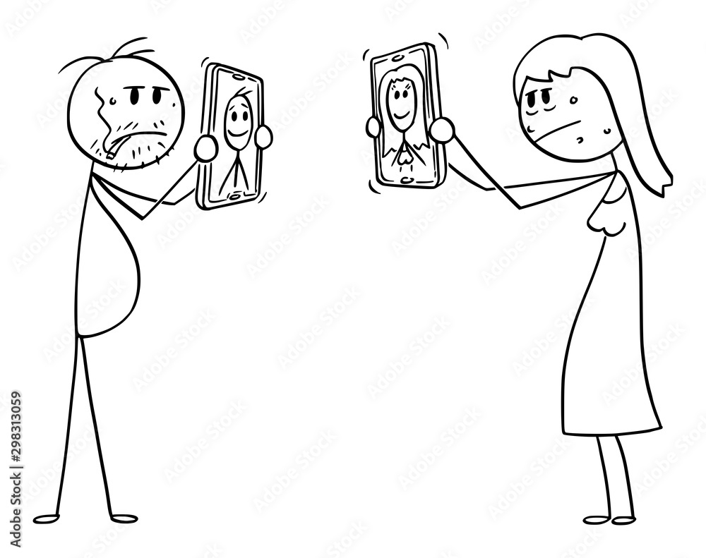 Vector cartoon stick figure drawing conceptual illustration of ordinary ...