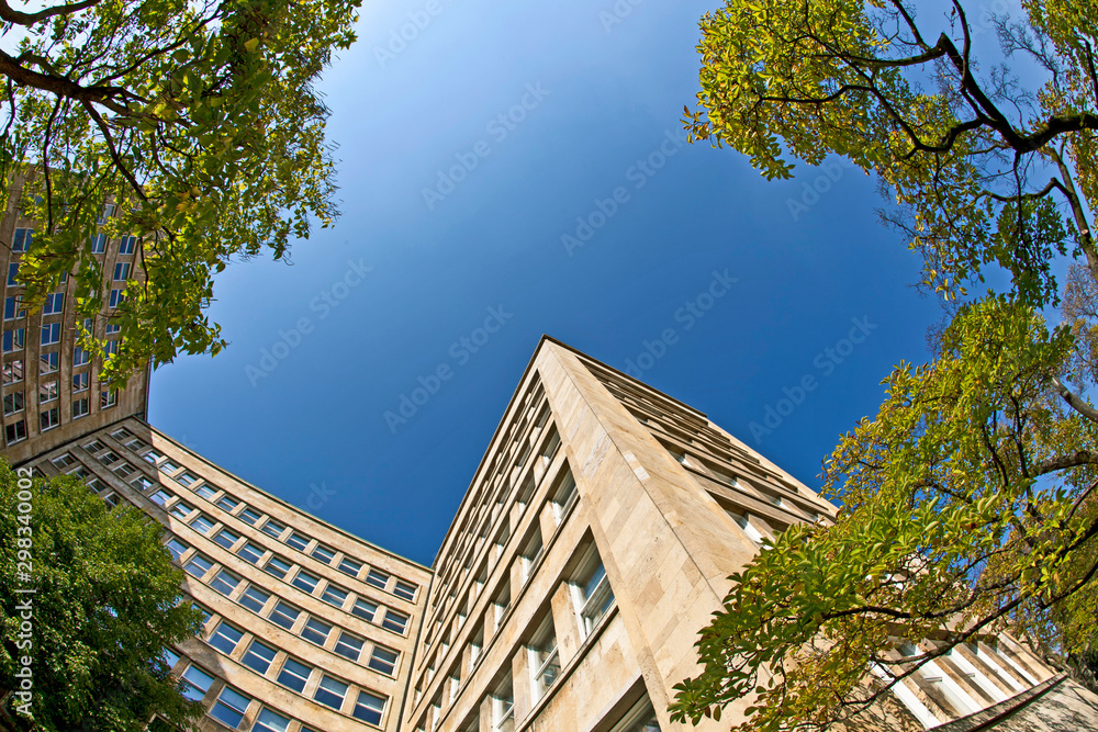 famous IG farben house, former used as headquarter of the US Army ...