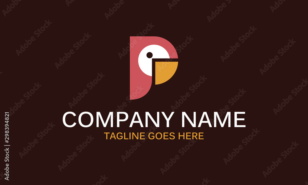 parrot logo design inspirations Stock Vector | Adobe Stock