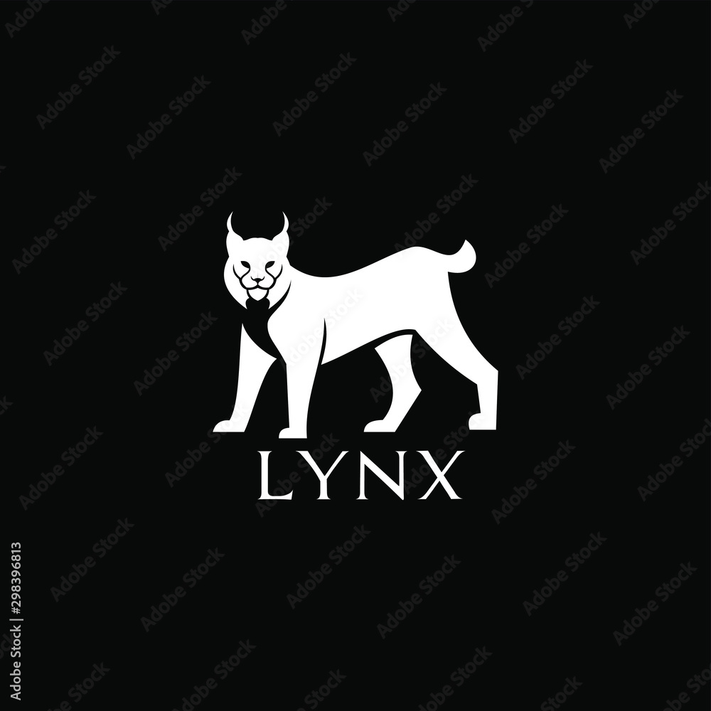 lynx logo icon designs Stock Vector | Adobe Stock