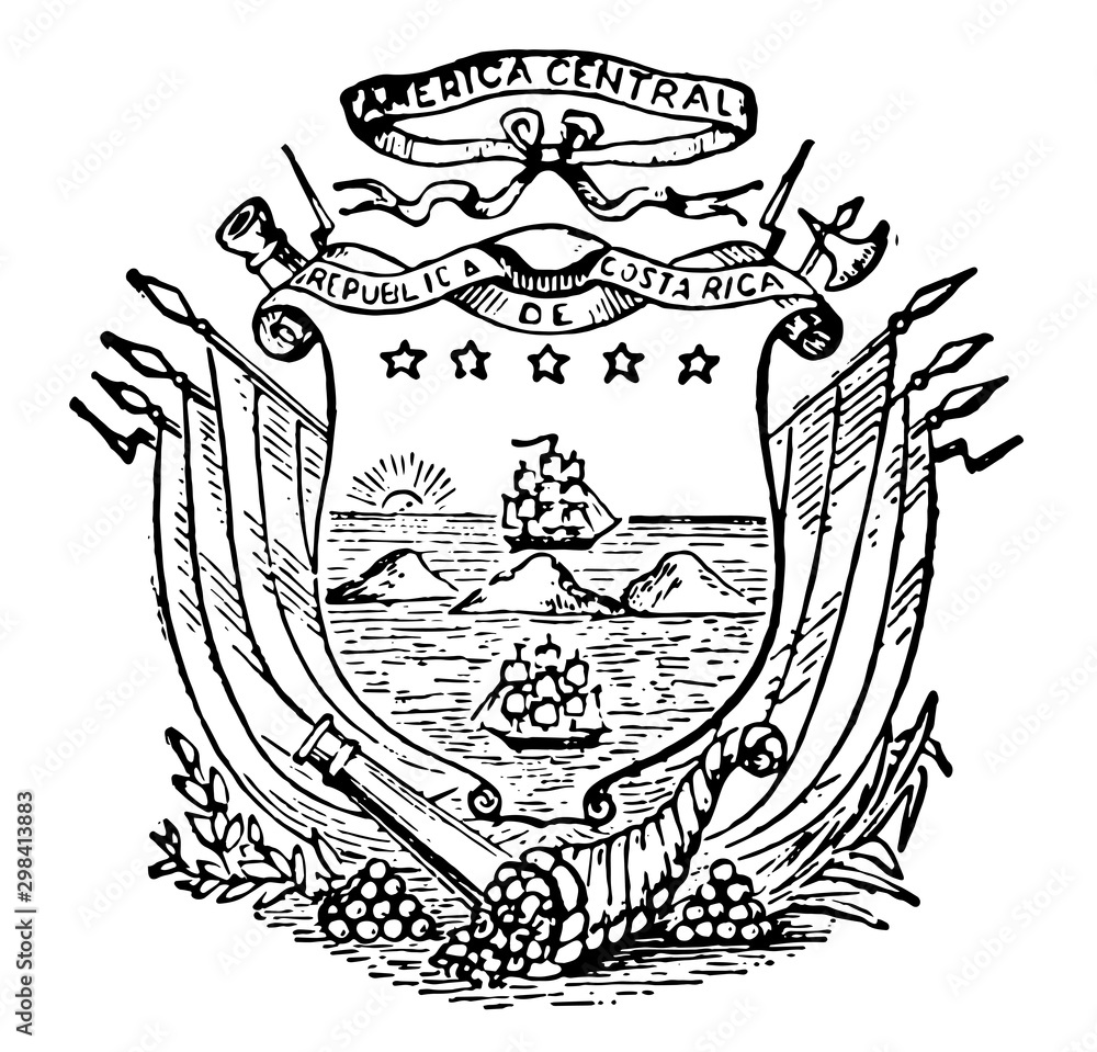 Costa Rican Coat Of Arms