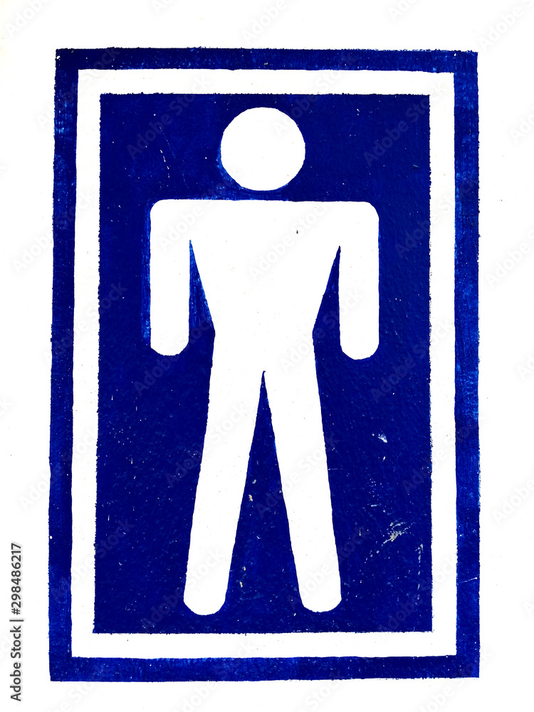 Man Toilet Sign