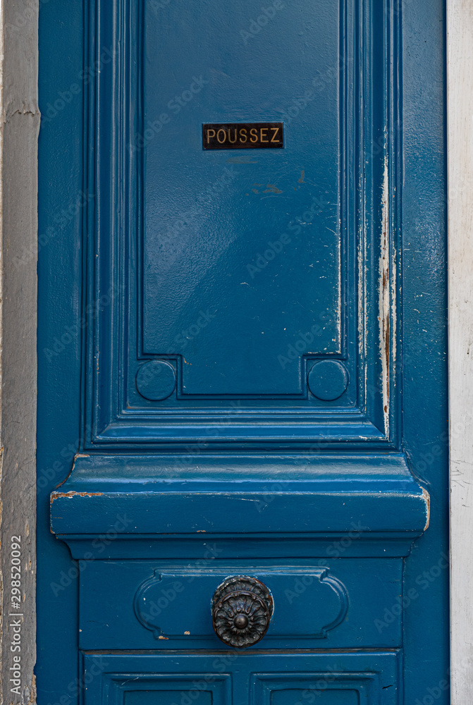 Antique Blue Door