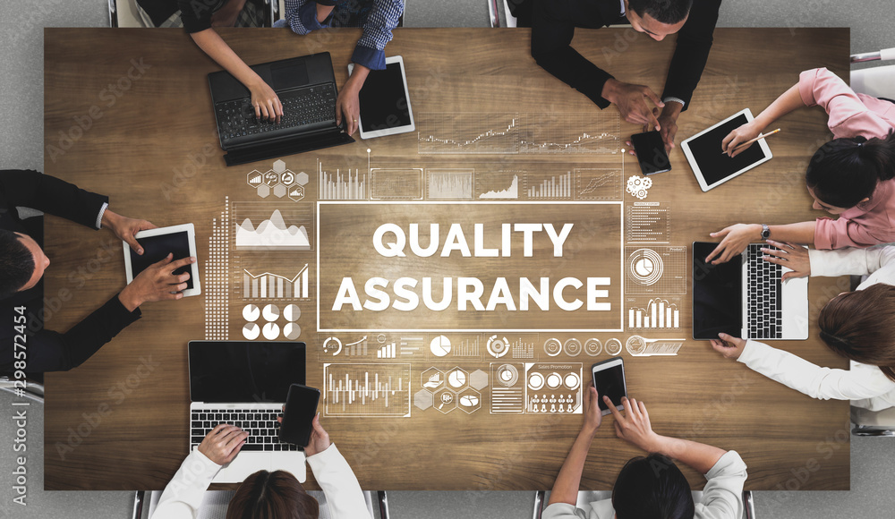 Quality Assurance and Quality Control Concept - Modern graphic ...
