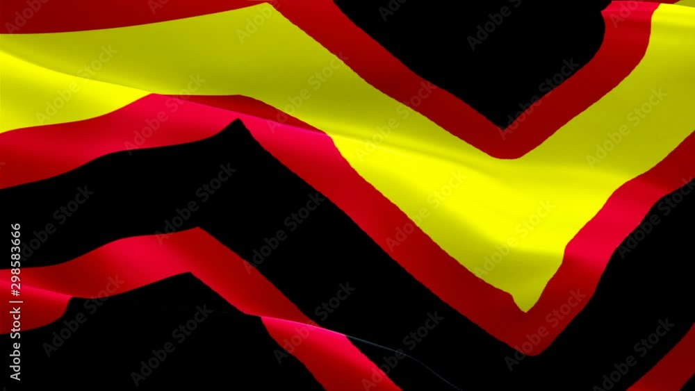 Rainbow Queer Pride Flag video waving in wind. black Rubber Flag ...