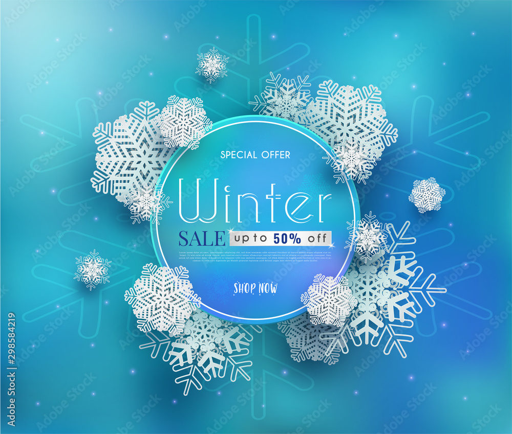 Winter Banner Design