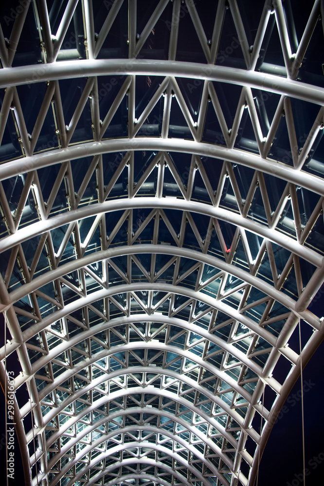 Modern roof design. Geometric architecture. Architectural roof ...