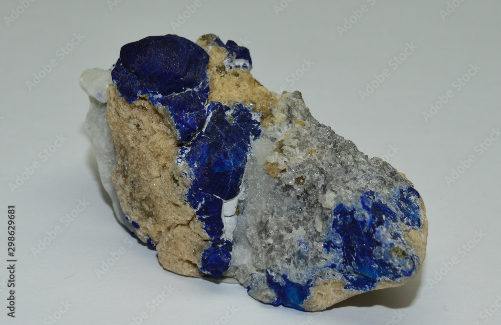 Lazurite gemstone crystal Stock Photo | Adobe Stock