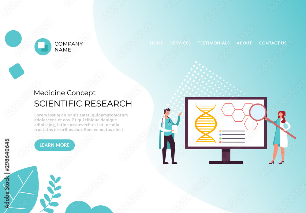 Science Graphic Design Poster