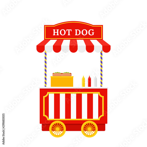 Hot Dog Stand Clip Art