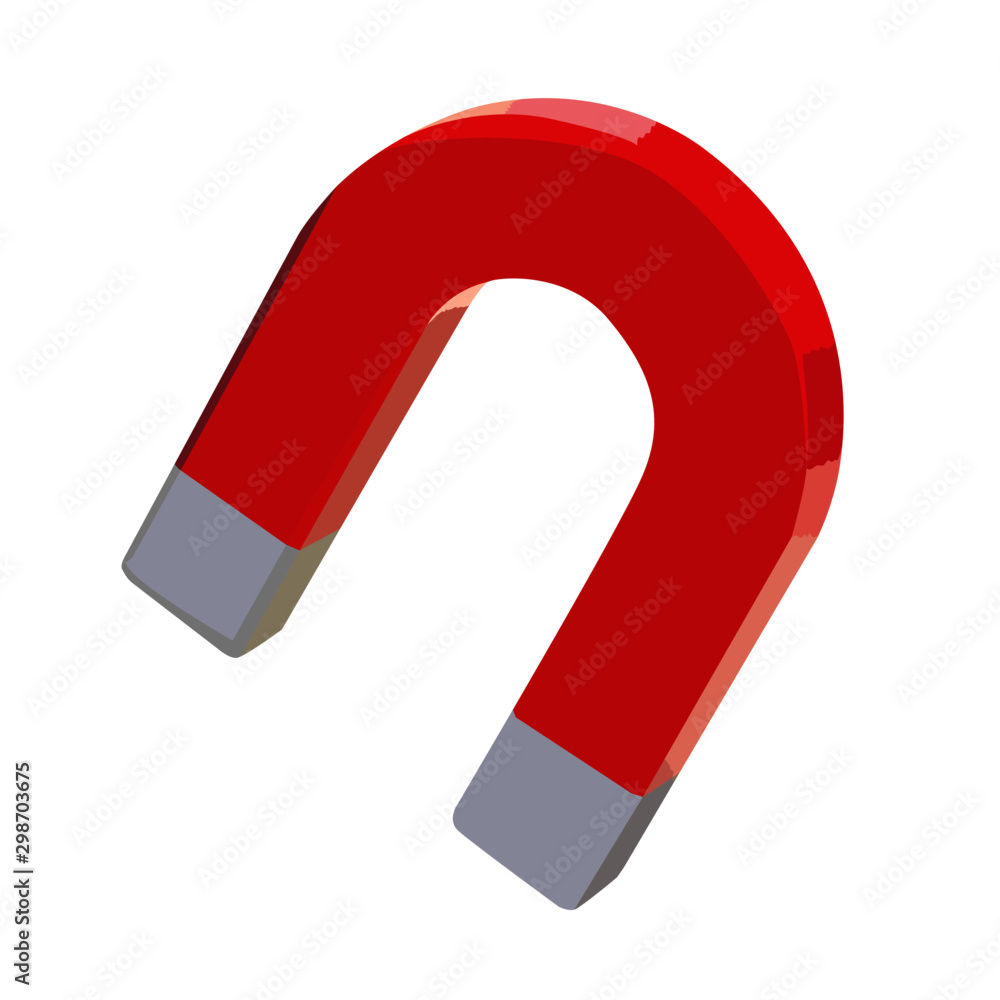 magnet realistic vector illustration isolated Stock Vector | Adobe Stock