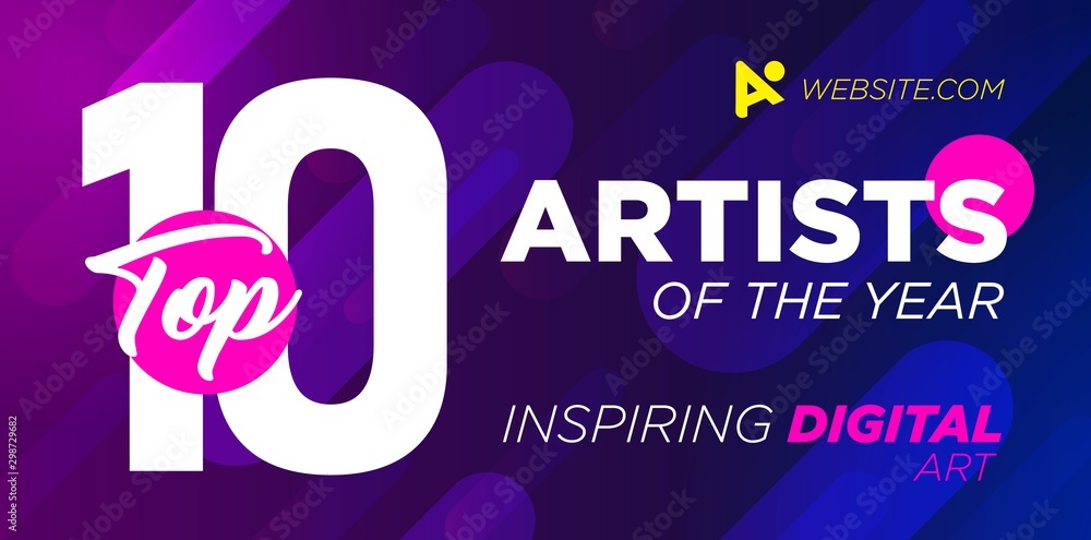 Top 10 rating banner design template. Modern Vector layout Stock Vector ...