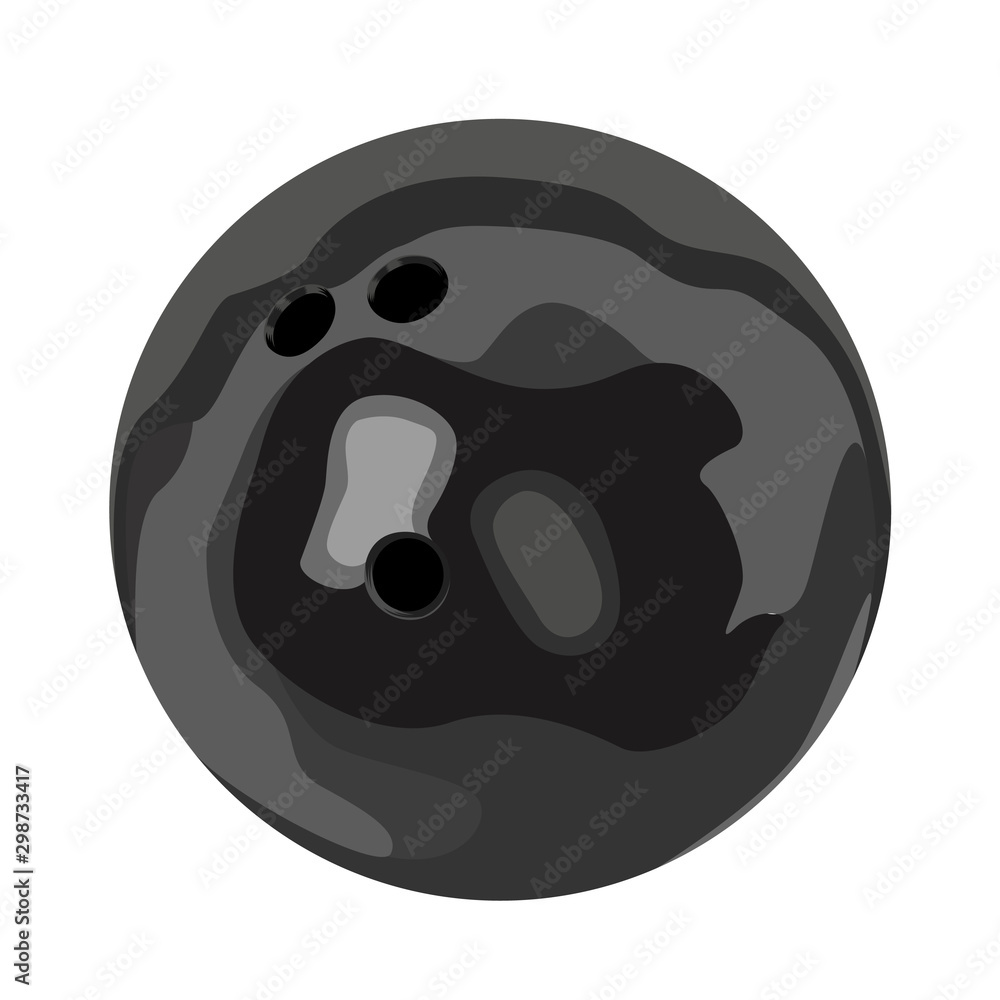 bowling ball realistic vector illustration isolated Stock Illustration ...