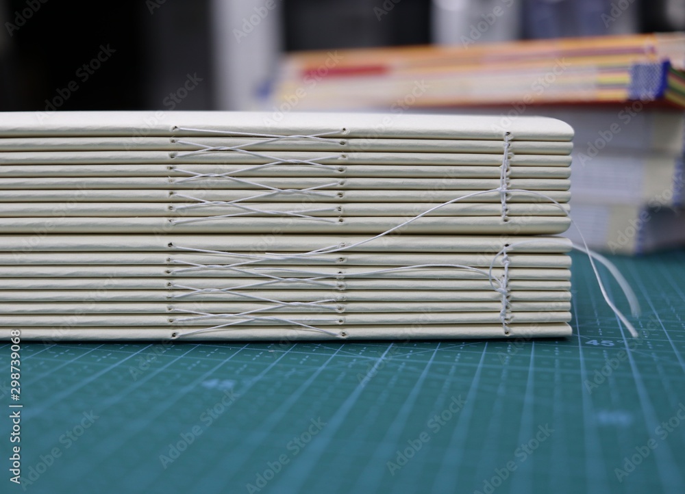 Poster the bookbinding process and the handmade book – Wall Art | UkPosters
