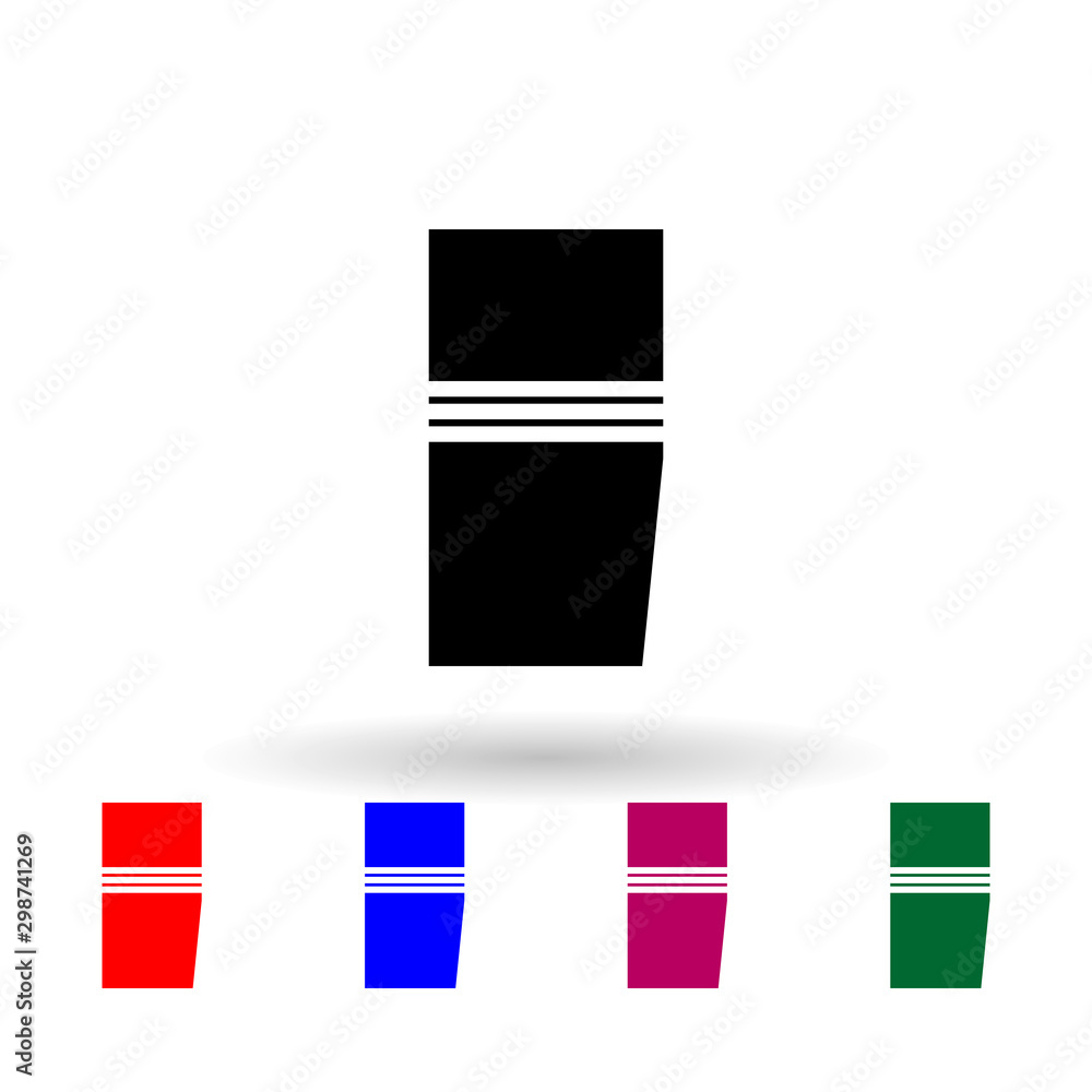 French captain military ranks and insignia multi color icon. Simple ...
