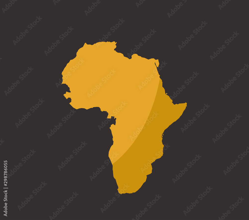 Africa map vector illustration Stock Vector | Adobe Stock