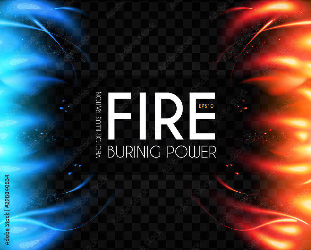 Burning fire abstract background. Flame power. Light effect. Screen ...
