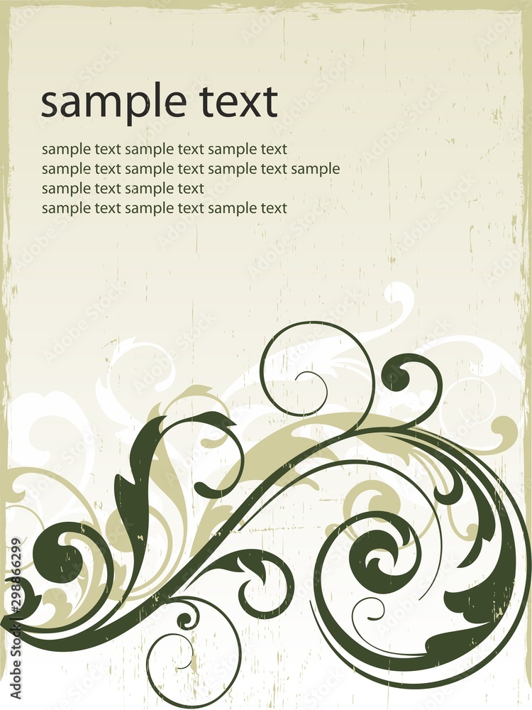 Fondo con texto de ejemplo Stock Vector | Adobe Stock