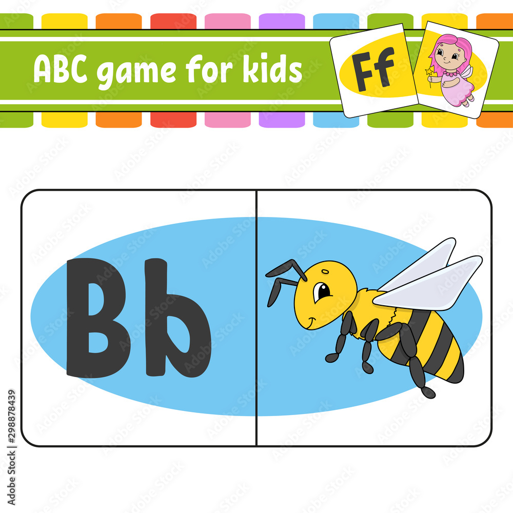 ABC flash cards. Alphabet for kids. Learning letters. Education ...