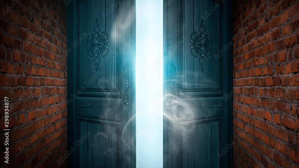 Sunlight Through Open Door