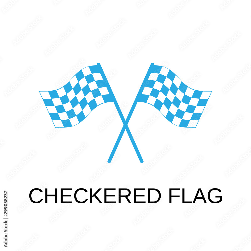 Checkered flag icon. Checkered flag symbol design. Stock - Vector ...