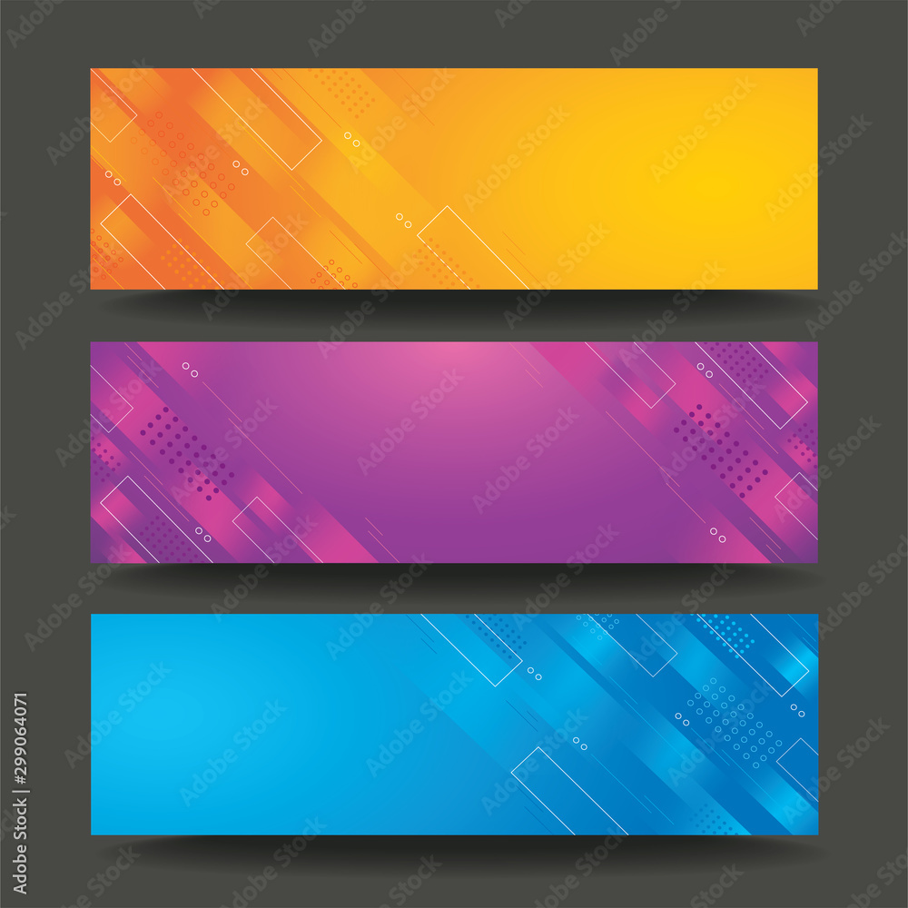 modern line template banner background vector EPS10 Stock Vector ...