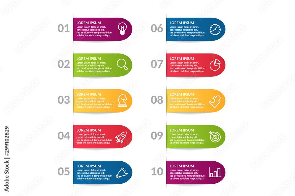 list infographic template design . business infographic concept for ...