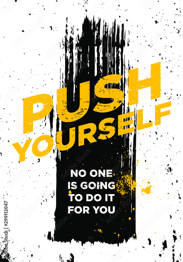 push motivational quotes tshirt vector design Stock Vector | Adobe Stock