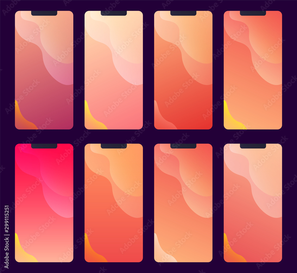 Collection of abstract wallpapers and backgrounds for mobile screens ...